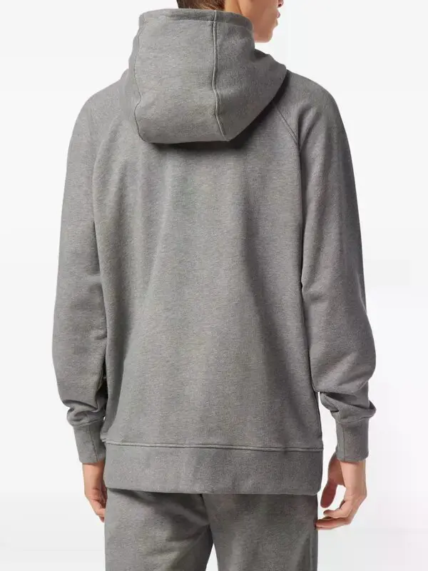 Philipp Plein Logo-patch Hoodie - Grey