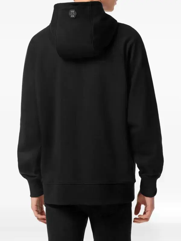 Philipp Plein Rhinestone-embellished Hoodie - Black