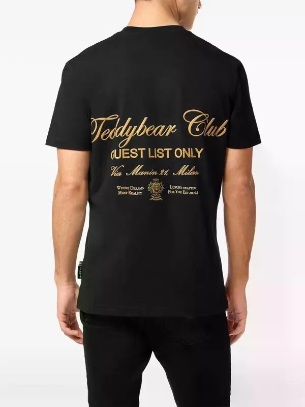 Philipp Plein Round Neck T-shirt Teddy Beach