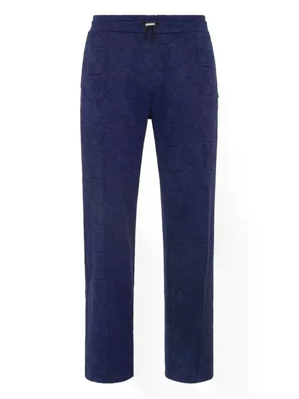 BILLIONAIRE Jacquard Track Pants - Blue