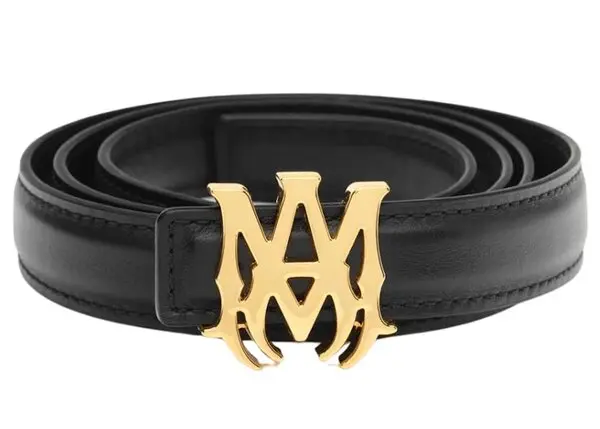 Amiri Ma Belt - Black/gold