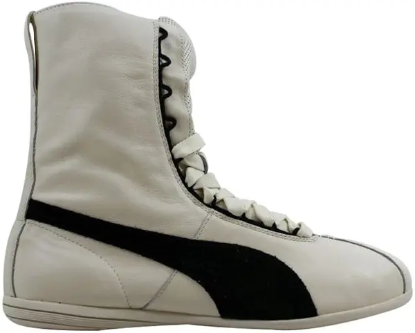 PUMA Eskiva Hi Top Sneakers - Whisper White/black