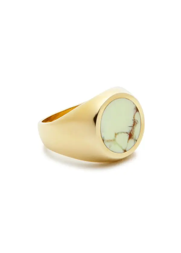 LEGIER Stone-embellished Signet Ring