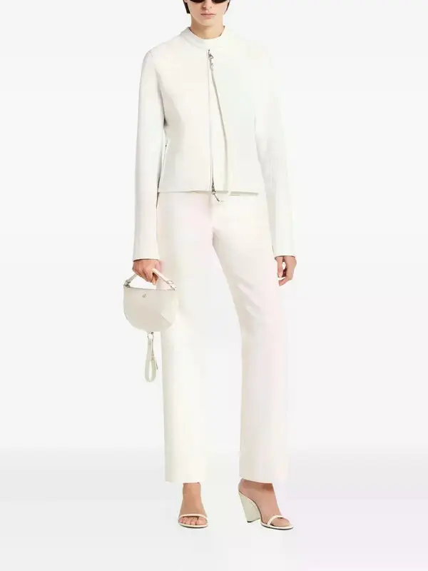 COURREGES City Zip-front Cropped Jacket