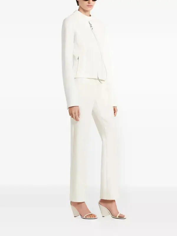 COURREGES City Zip-front Cropped Jacket