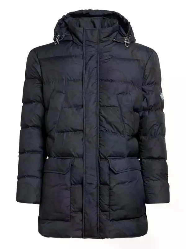 Etro Quilted Hooded Puffer Jacket - Black
