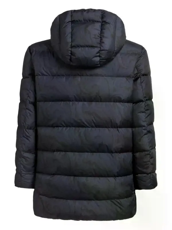 Etro Quilted Hooded Puffer Jacket - Black