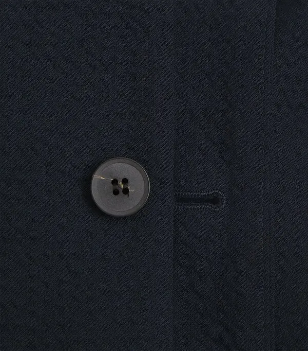 Sunspel Stretch-wool Seersucker Jacket