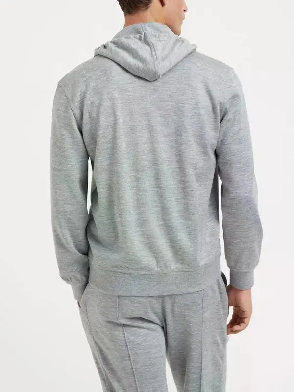 Brunello Cucinelli Drawstring Hooded Cardigan