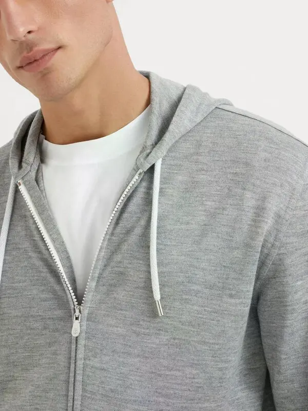 Brunello Cucinelli Drawstring Hooded Cardigan