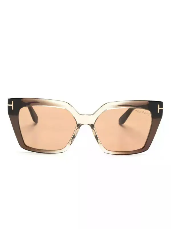 TOM FORD Winona Cat-eye Frame Sunglasses - Brown