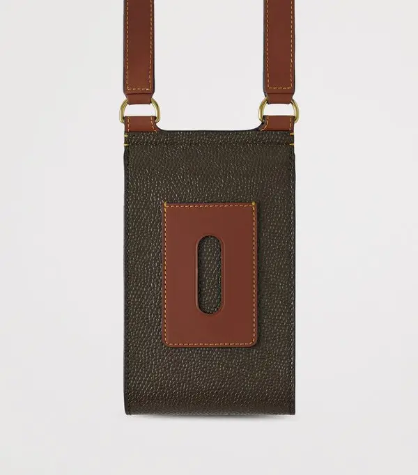 Mulberry Leather Mini Antony Pouch - Green