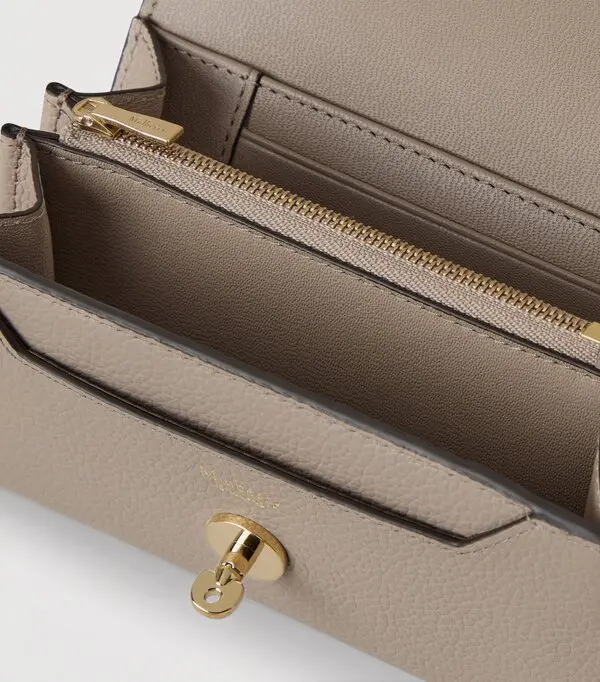 Mulberry Medium Leather Folded Darley Wallet - Neutral