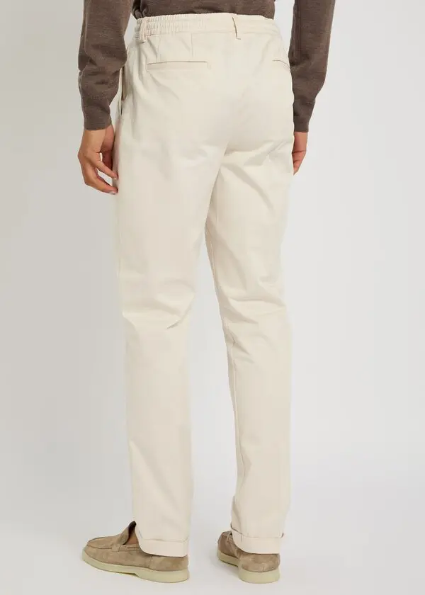 AURELIEN Urban Stretch-cotton Trousers