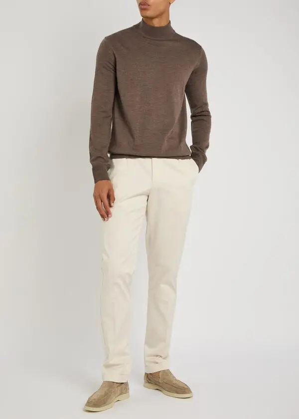 AURELIEN Urban Stretch-cotton Trousers