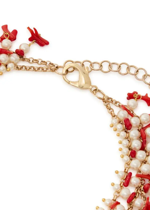 Rosantica Beaded Multi-chain Necklace