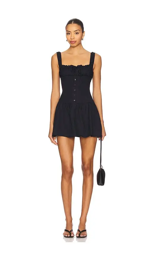 Lioness Heart Shaped Mini Dress - Navy