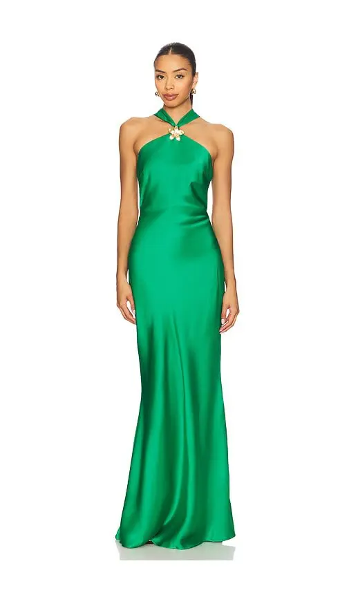 RUNAWAY THE LABEL X Revolve Chara Maxi Dress - Green