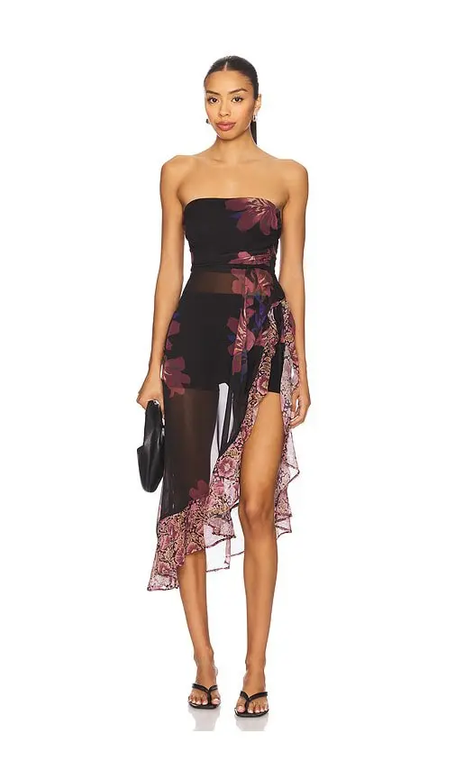 Free People X Revolve Gloria Maxi Top - Black