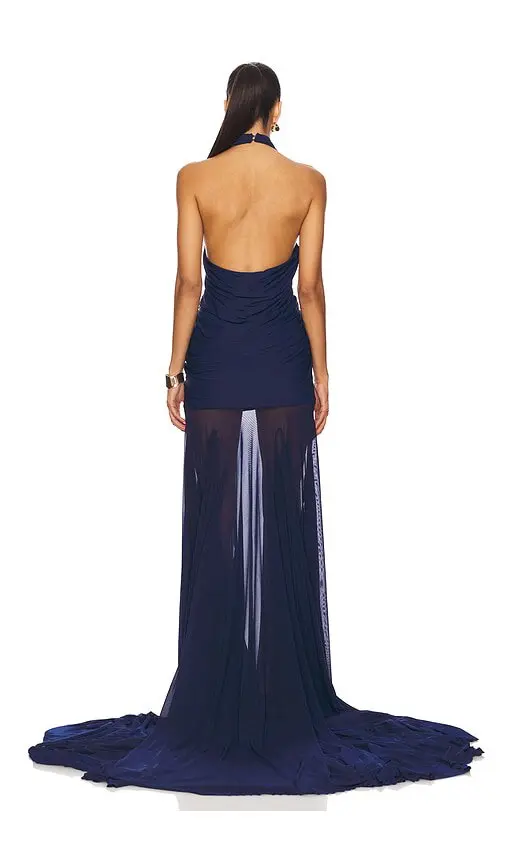 DEME BY GABRIELLA Chloe Gown - Navy
