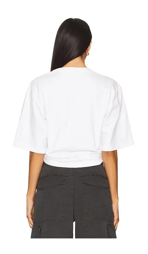 AGOLDE Shari Tee - Whtie