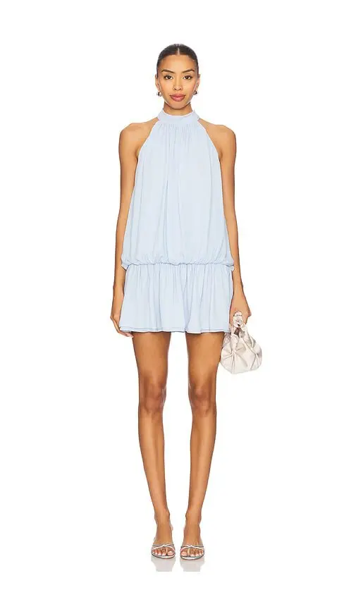 MORE TO COME Kassia Mini Dress - Blue