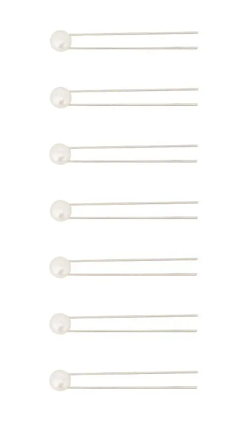LELET NY Hair Pin Set Of 7 - Pearl