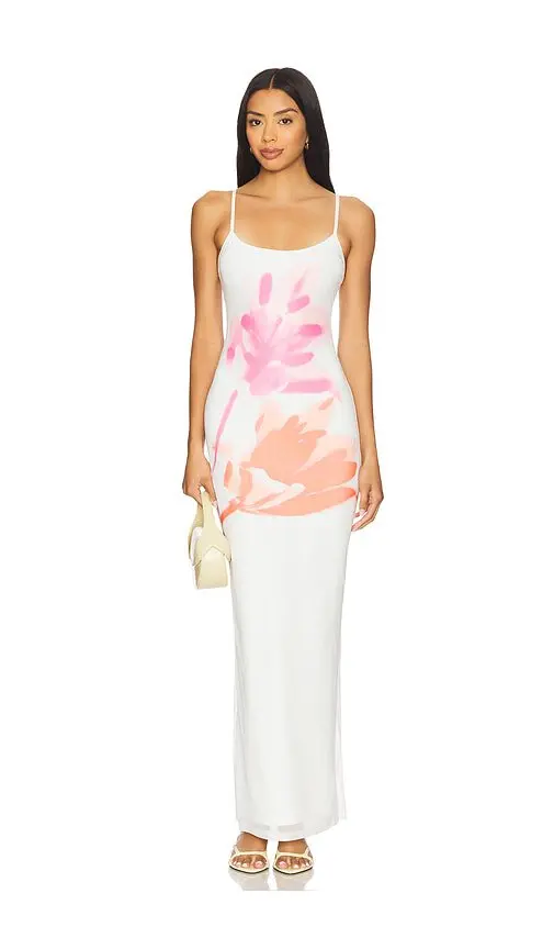 Superdown Jobelle Maxi Dress - White Multi