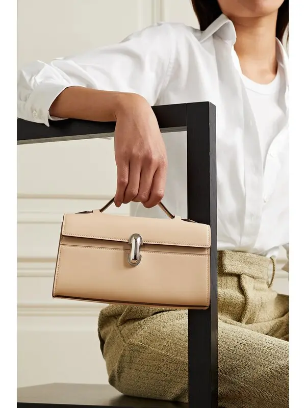 Savette Symmetry Pochette Leather Tote