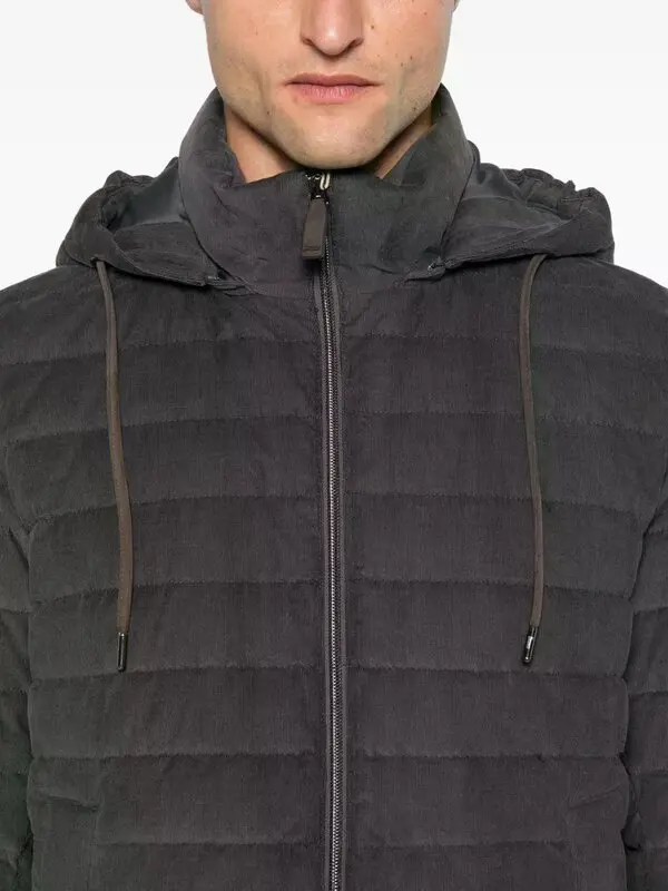 Herno Quilted Hooded Jacket