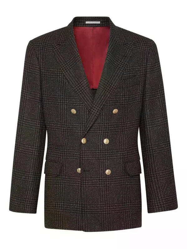 Brunello Cucinelli Double-breasted Blazer - Brown