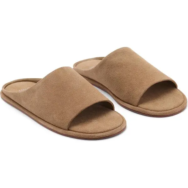Mango Suede Slide Sandal