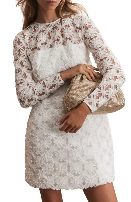 Mint Velvet Lace Hourglass Mini Dress