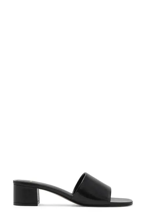 Mango Slide Sandal - Black