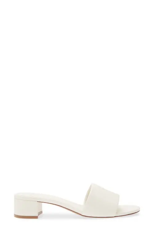 Mango Slide Sandal - White Ecru