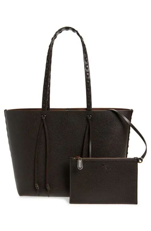 Etro Pebbled Leather Tote