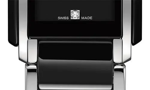 RADO Integral Diamonds Bracelet Watch - Silver/black