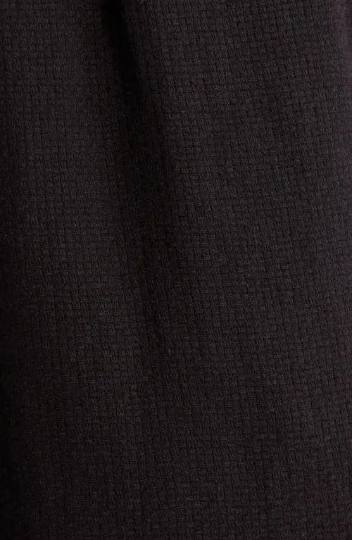 Elan Tie Waist Cotton Shorts - Black