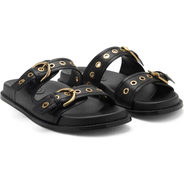 Mango Buckle Slide Sandal