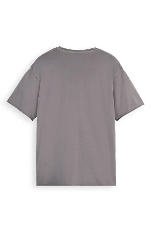 Scotch & Soda Raw Edge Cotton T-shirt