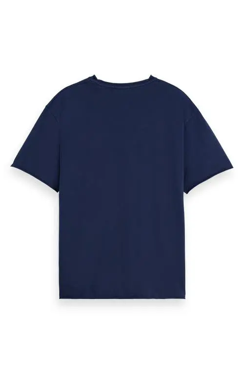 Scotch & Soda Raw Edge Cotton T-shirt