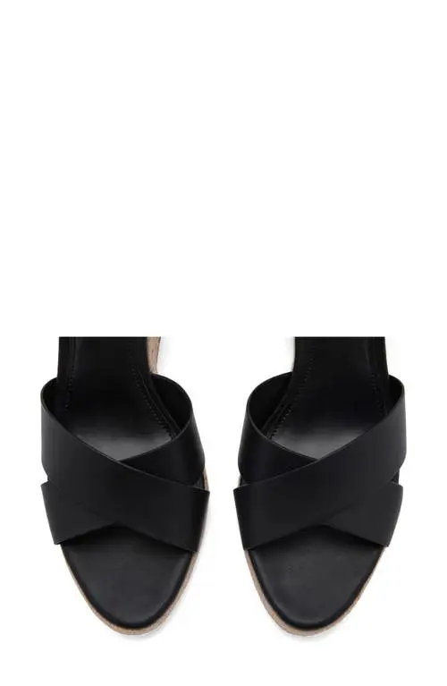 Mango Ankle Strap Wedge Sandal