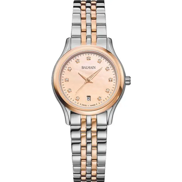 BALMAIN WATCHES Beleganza Diamond Bracelet Watch - Bicolor Stainless Steel And R