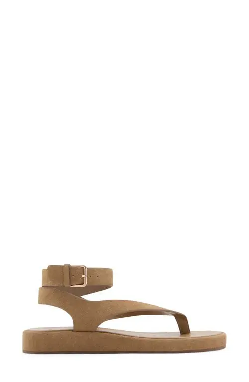 Mango Ankle-strap Thong Sandals
