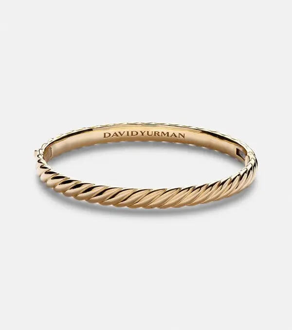 David Yurman Sculpted Cable Bangle - Gold
