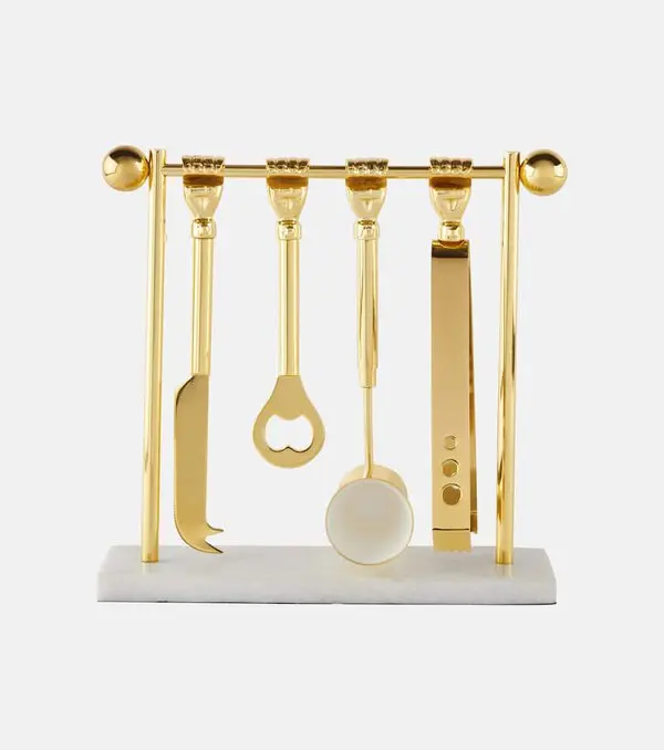 Jonathan Adler Barbell Barware Set