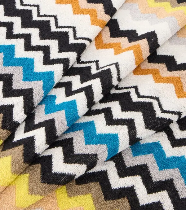 Missoni Best Set Of 5 Zigzag Cotton Terry Towels - Multicoloured