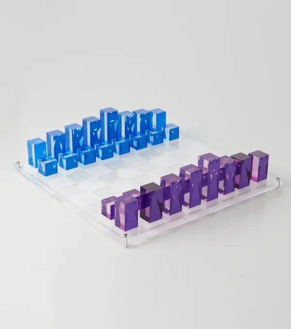 Jonathan Adler Acrylic Chess Set
