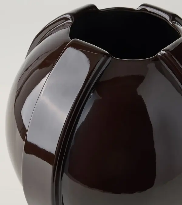 LOUISE ROE Vinci 01 Ceramic Vase - Brown