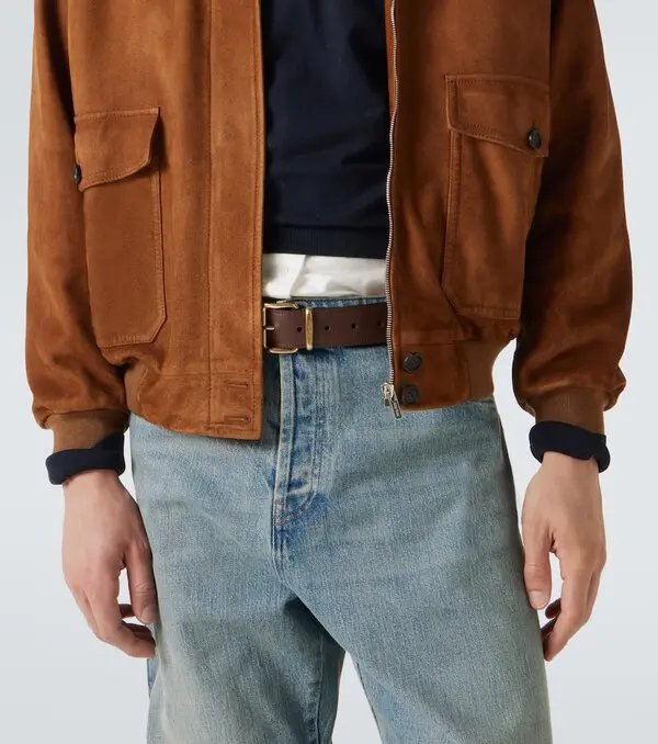 Miu Miu Embossed Suede Blouson